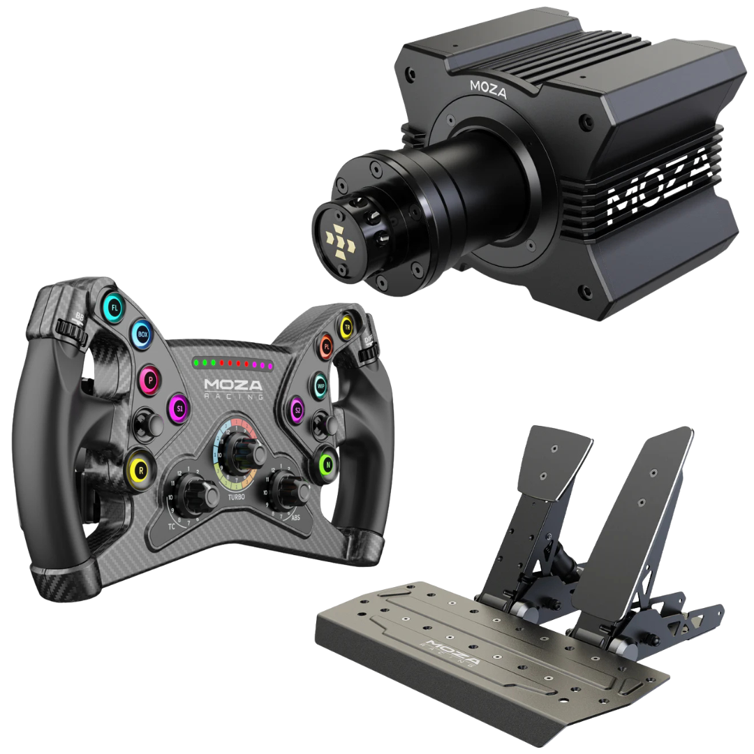 Moza Racing R9 Starter Sim Racing Bundle – Sim Motion