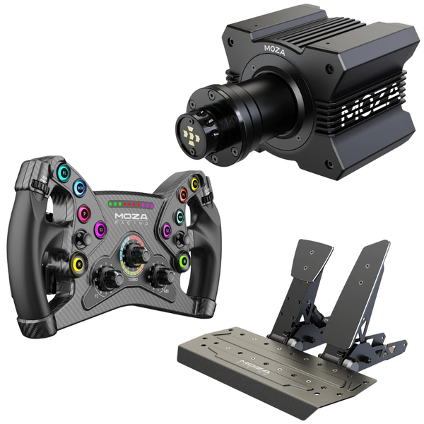 Moza Racing R9 Starter Sim Racing Bundle – Sim Motion
