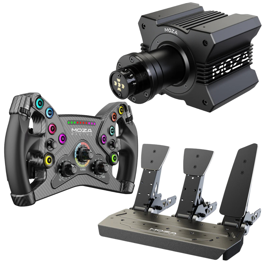 Moza Racing R9 Starter Sim Racing Bundle – Sim Motion